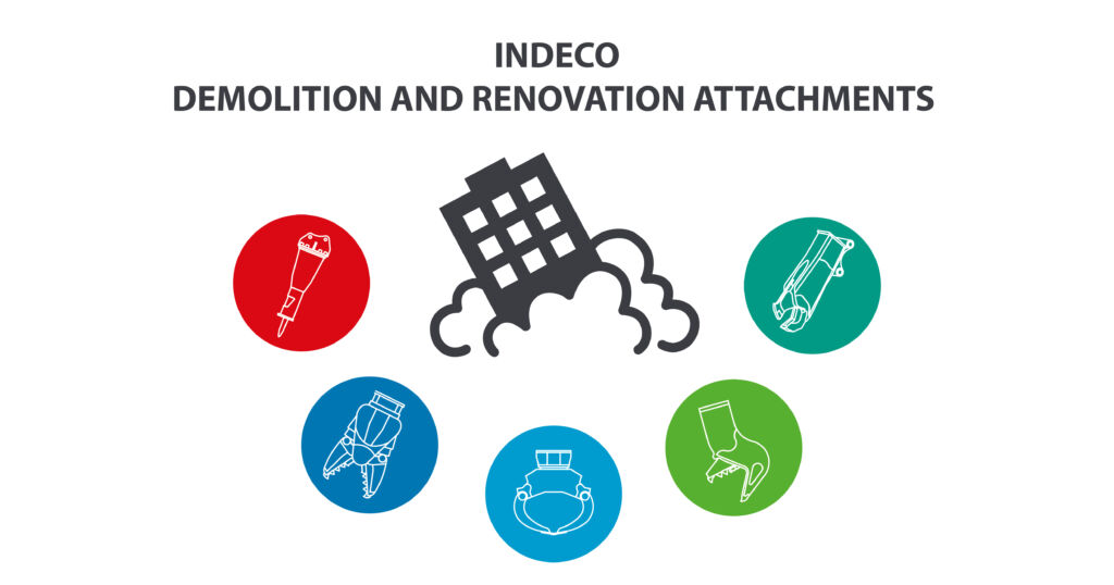A tool for every Job: from Indeco, the best demolition equipment